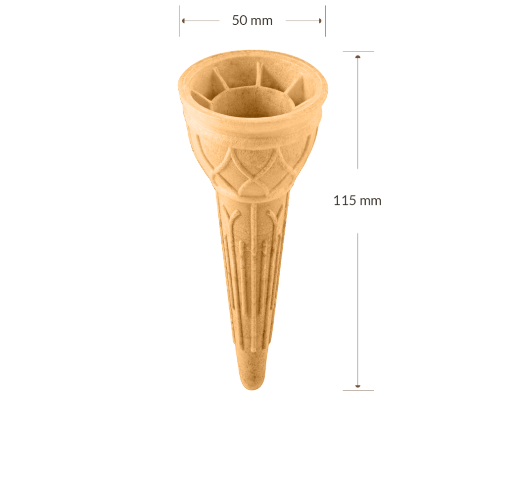 Cornet inghetata TULIP Ø5x11.5cm - Cristian Food Industry
